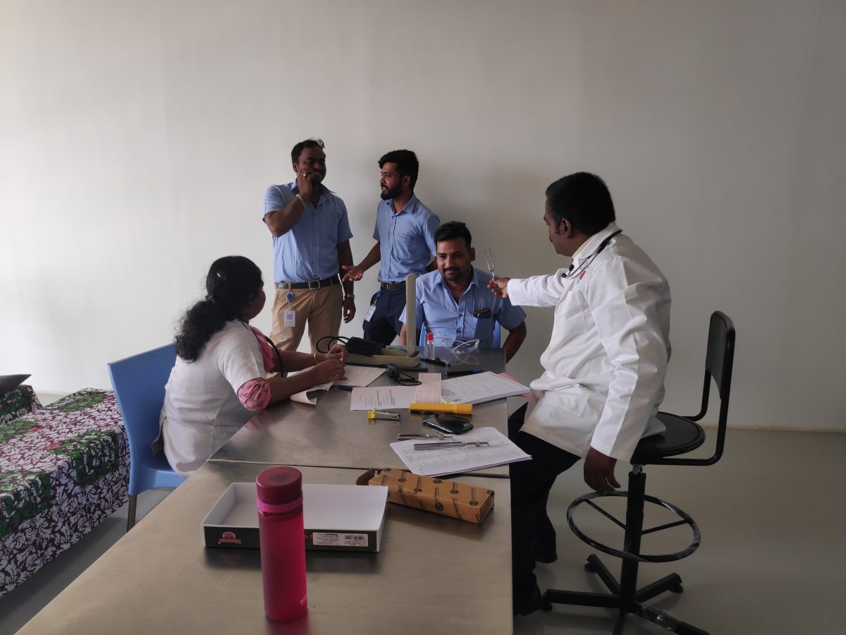 Health Check-up for Shop Floor Employees Conducted by Eigen